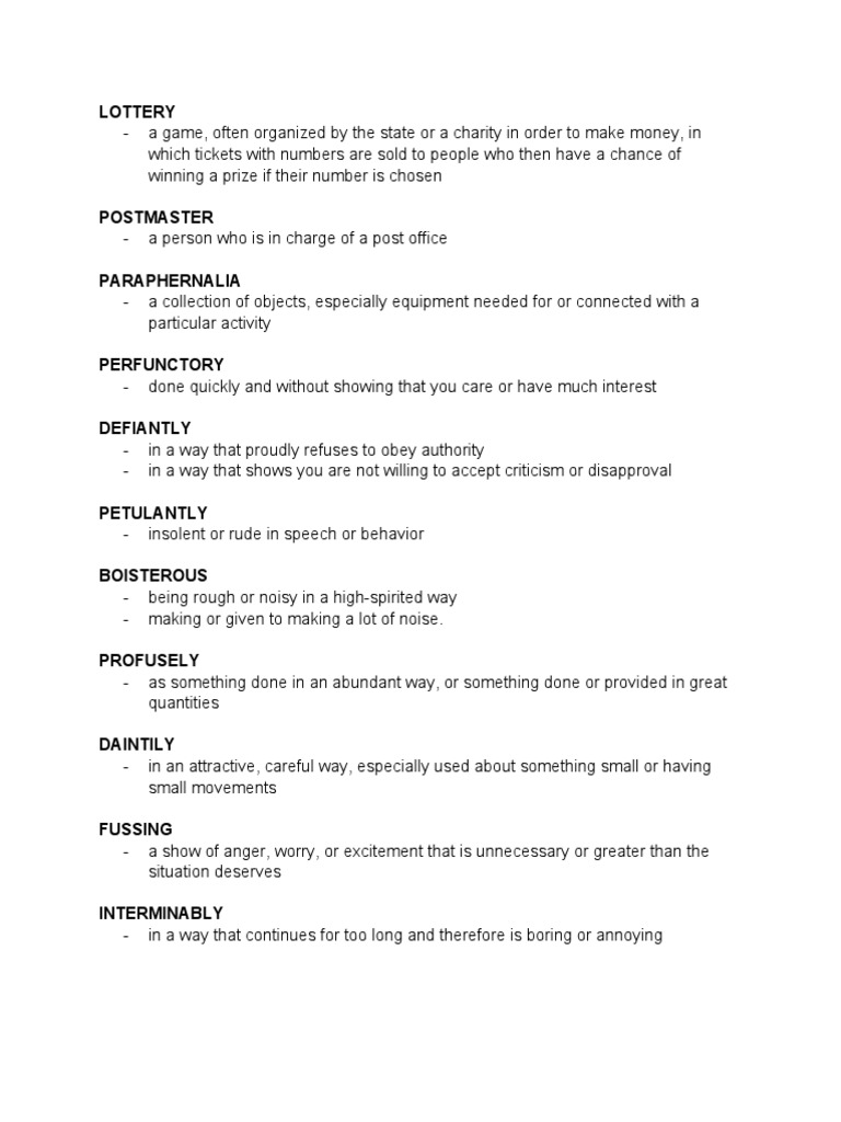 A Dictionary of Word Definitions: Providing Concise Explanations of ...