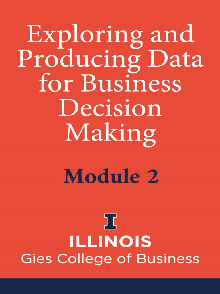 Exploring and Producing Data For Business Decision Making Module 2 | PDF | Standard Deviation ...