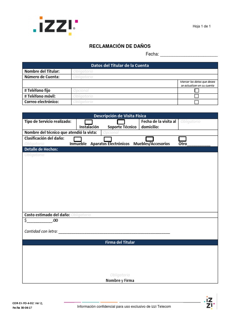 Archivo Ayuda Izzi | PDF