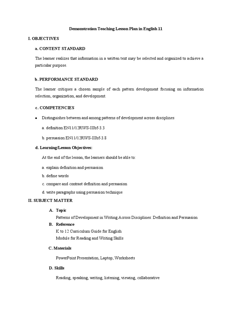 DLP English 11 Definition Persuasion | PDF | Social Engineering ...