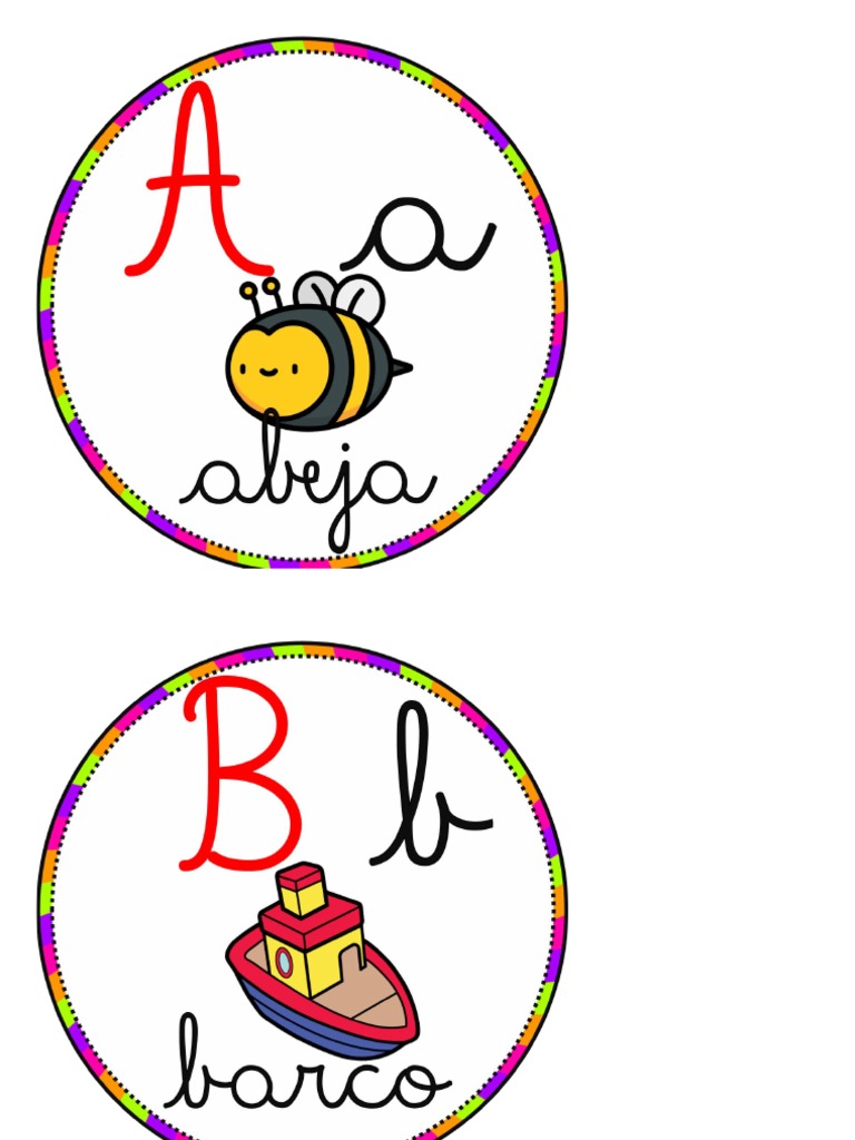 Abecedario Circular | PDF