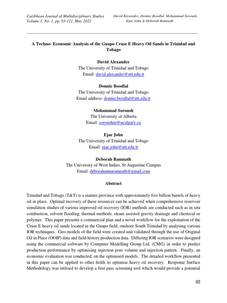 CJMS Article Issue 1, No 1, pp83-121 May 17, 2022 (David Alexander ...
