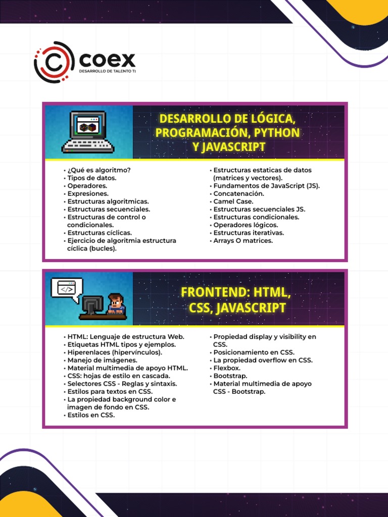 Plan de Estudios Coex | PDF | Php | Bases de datos