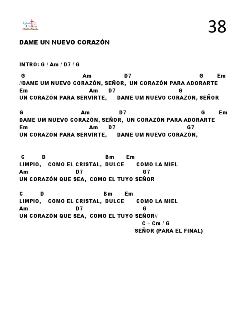 Dame Un Nuevo Corazón | PDF