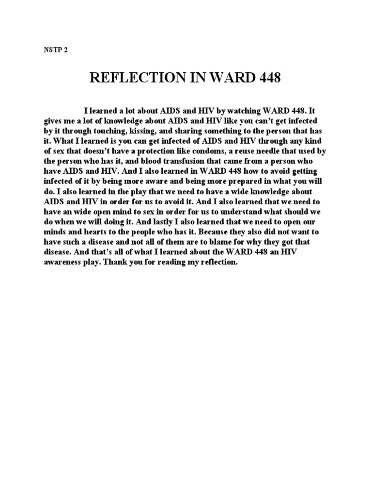 NSTP Reflection | PDF