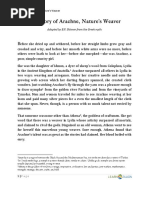 Arachne Myth Summary | PDF