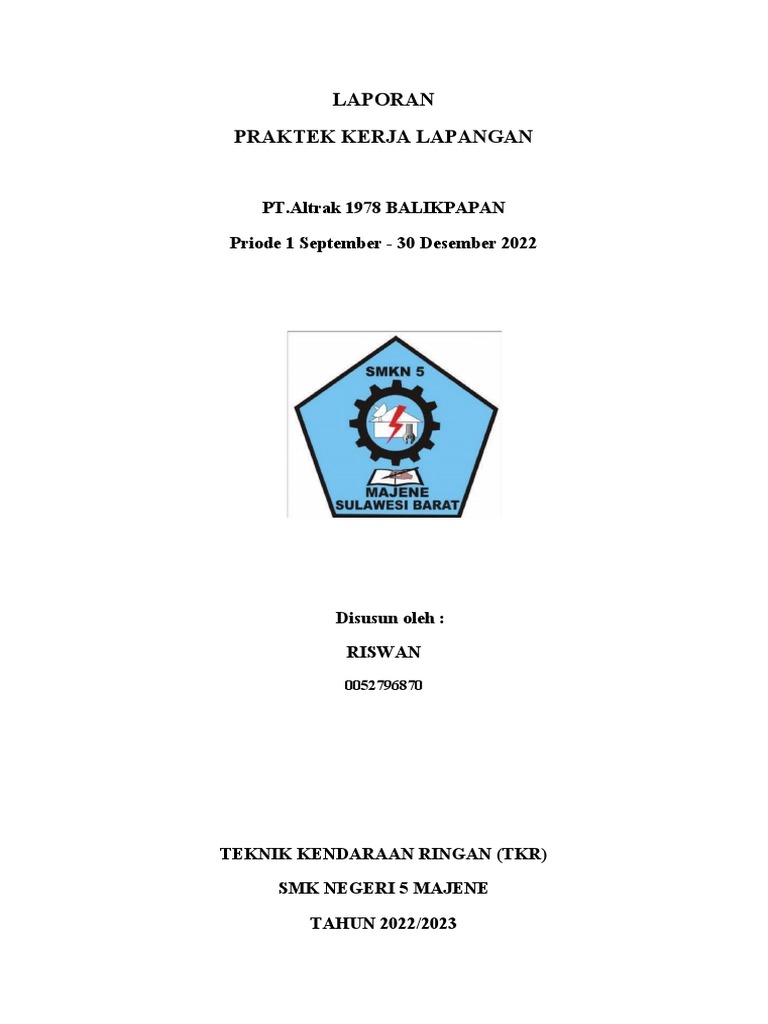 Laporan PKL di PT Altrak 1978 Balikpapan | PDF