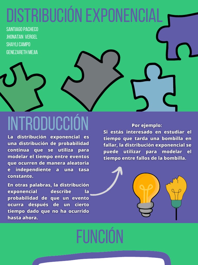 Distribución exponencial Exposición | PDF | Sicología | Probabilidad
