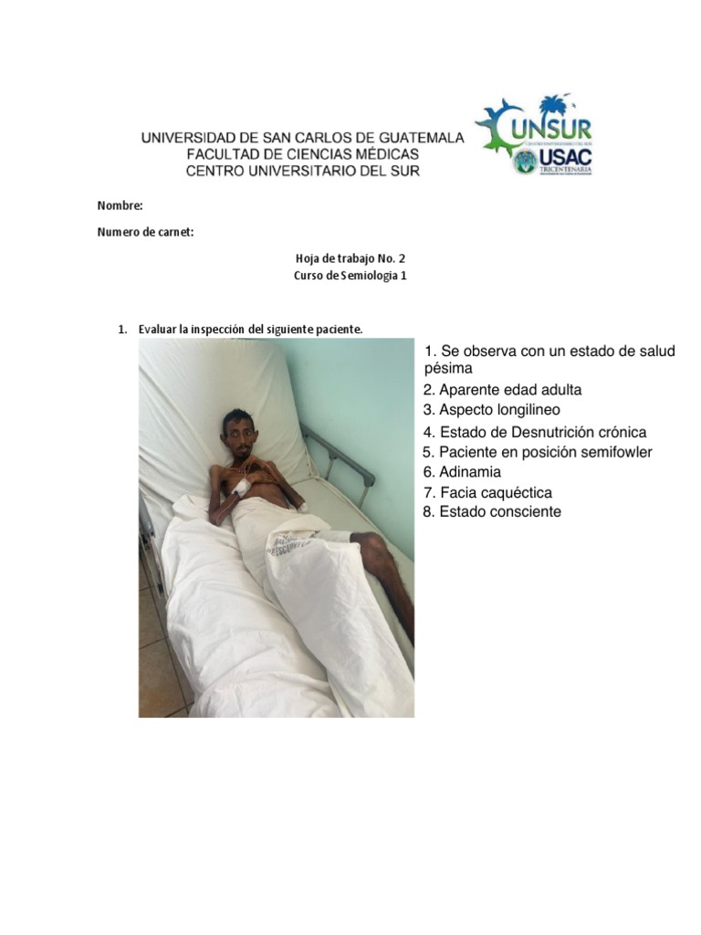 Evaluación de Adinamia en Pacientes | PDF