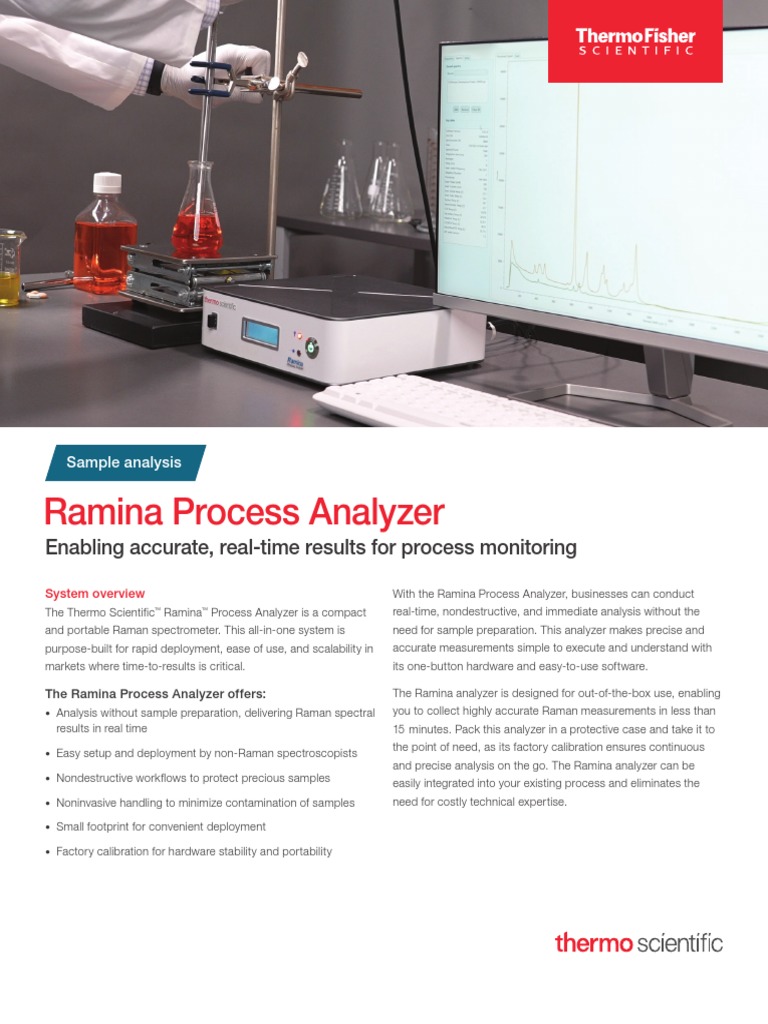 Ramina Process Analyzer Brochure | PDF | Hdmi | Computing
