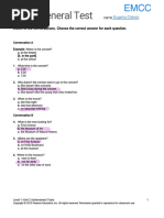 Top Notch 1 Unit 3 Assessment | PDF