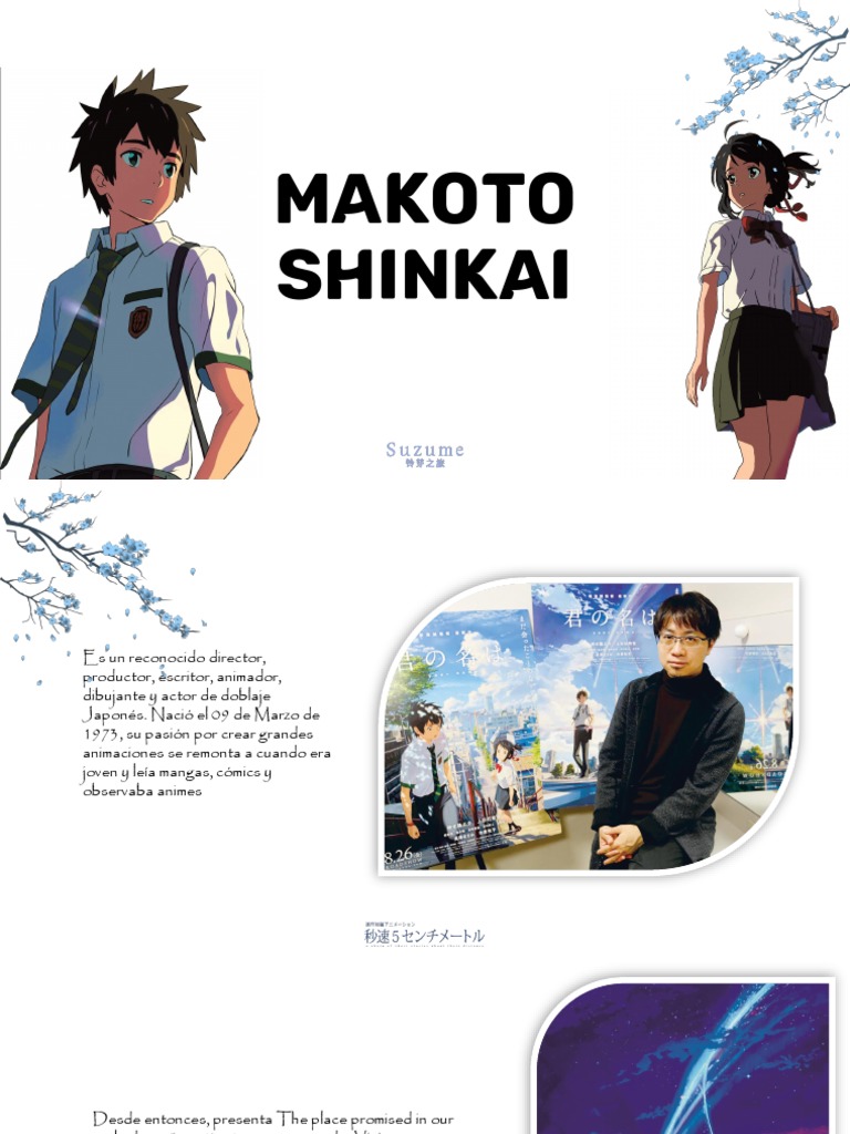 Obras y biografía de Makoto Shinkai | PDF