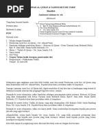 Contoh Teks MC Haflah Akhirussanah (Pondok Pesantren, Majelis Ta'lim, TPQ) | PDF