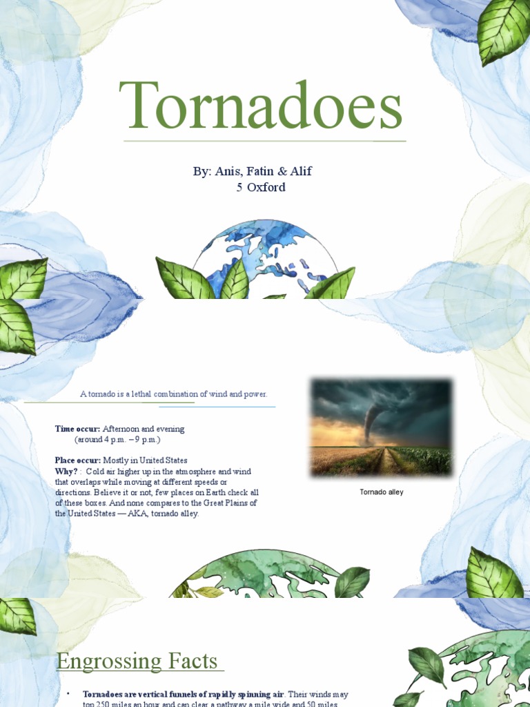 English Presentation Group 4 Tornado | PDF | Science & Mathematics