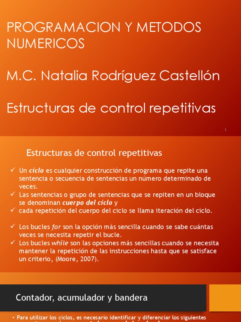 Estructuras de control repetitivas: bucles for, while, do-until y ...