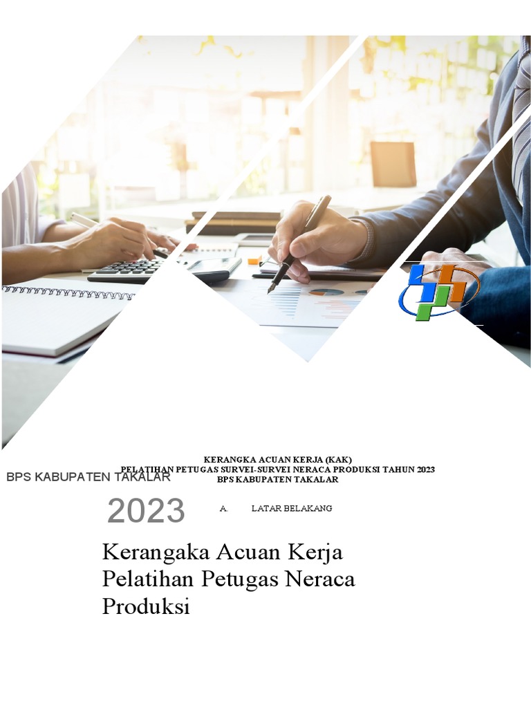 Pelatihan Survei Neraca 2023 Takalar | PDF