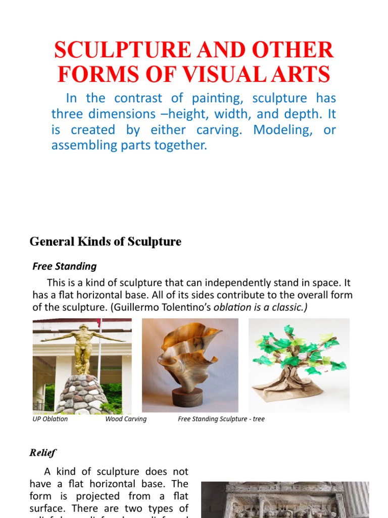 Exploring Sculpture Types and Meanings | PDF | Sculpture | Relief