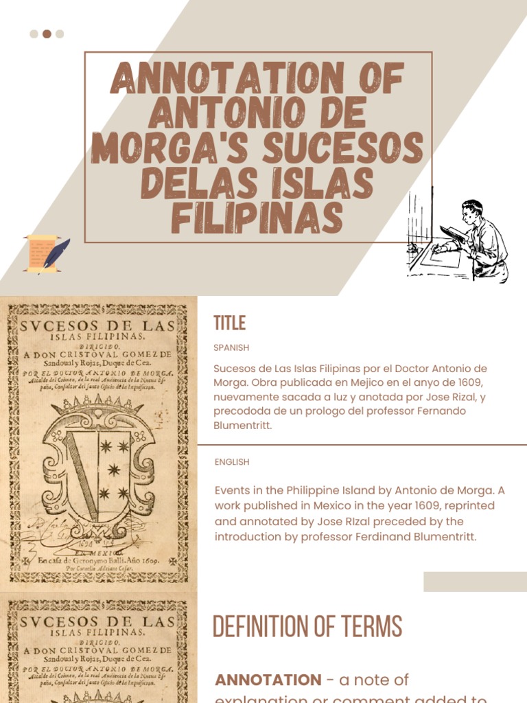 Annotation of Antonio de Morgas Sucesos de Las Islas Filipinas | PDF ...