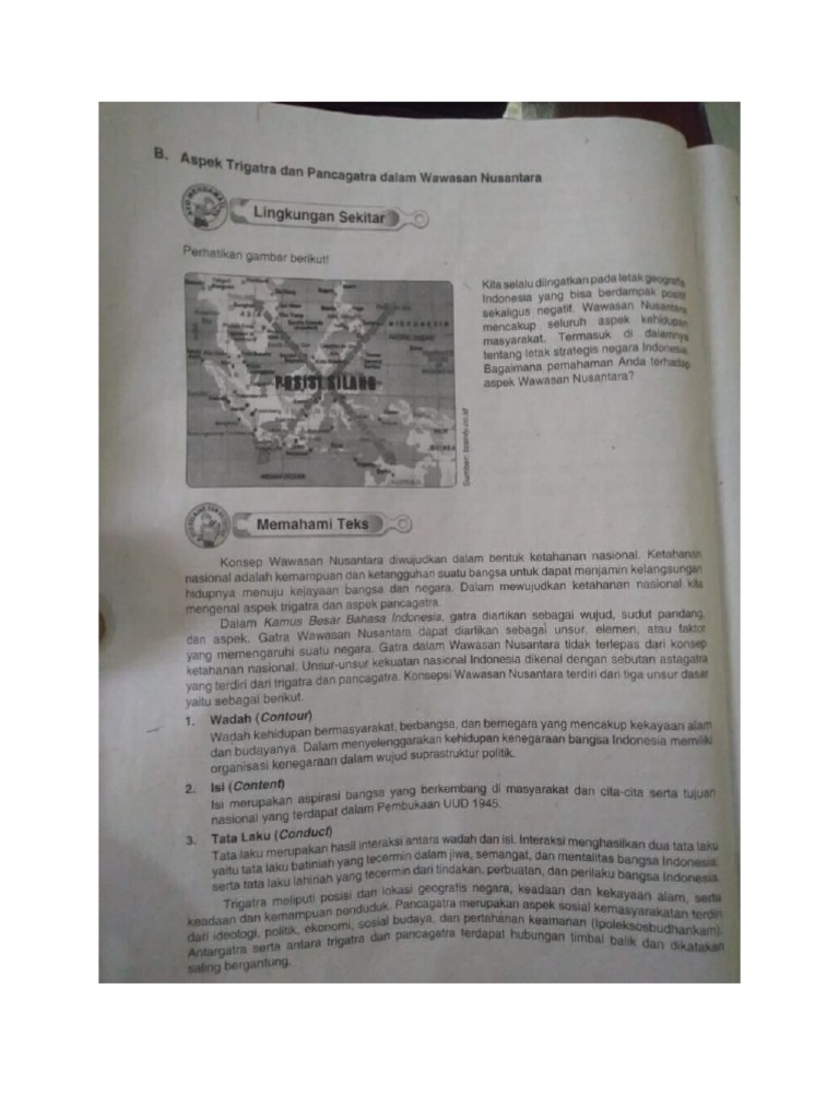 Aspek Trigatra dan Pancagatra Nusantara | PDF | Sains & Matematika ...