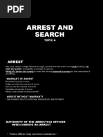 Arrest, Search and Seizure Power Point With Draw-English - Ne | PDF ...