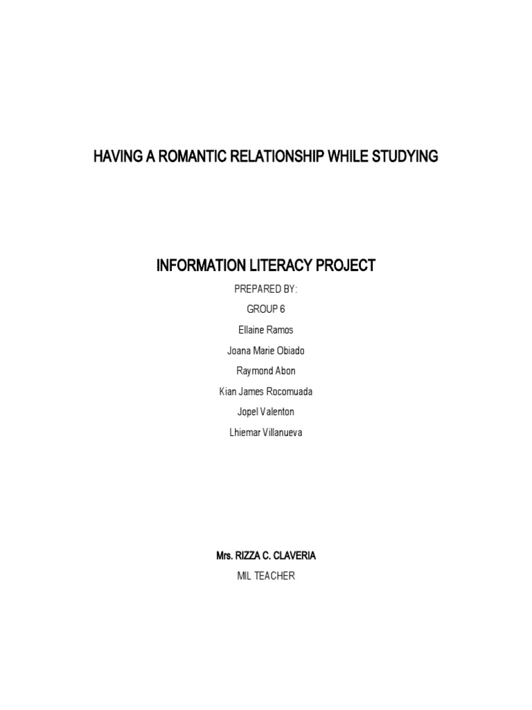 Having A Romantic Relationship While Studying | PDF