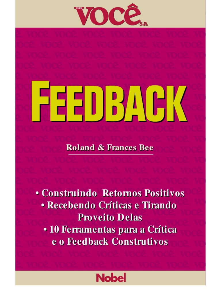 Livro Voce S A Feedback | PDF