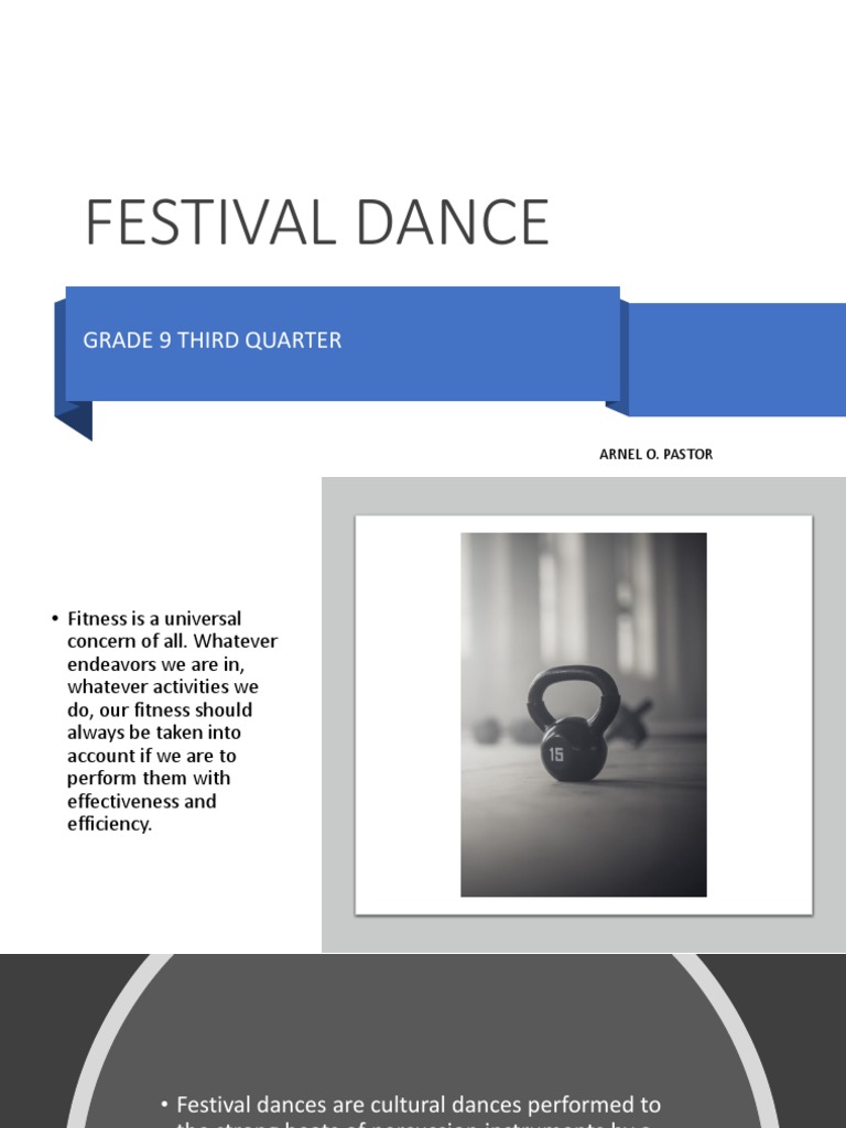 Festival Dance: Grade 9 Third Quarter | PDF | Cebu | Philippines