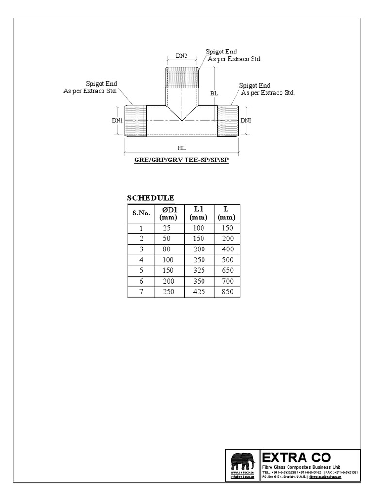 Standard Drawing Spigot Type | PDF | Building Engineering | Chemical ...