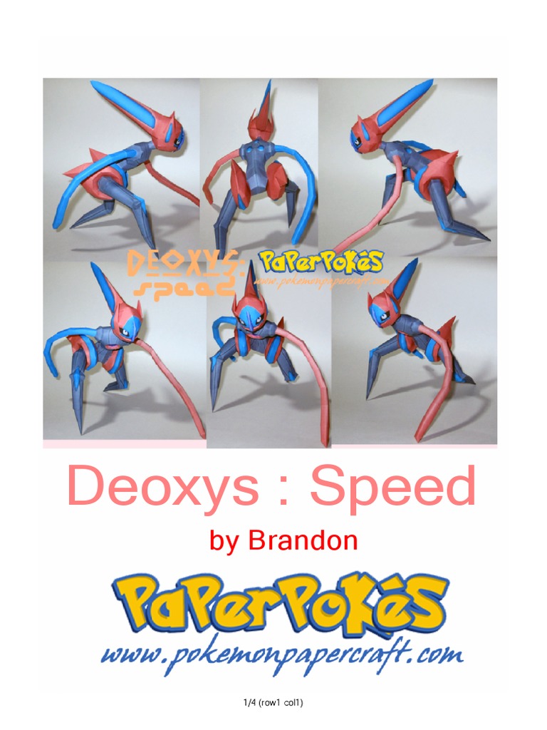 Deoxys Speed A4 Lineless | PDF