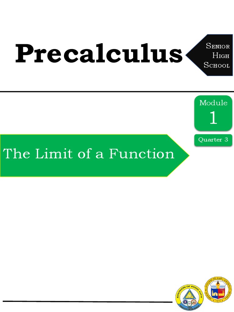 Precalculus: The Limit of A Function | PDF | Function (Mathematics) | Logarithm