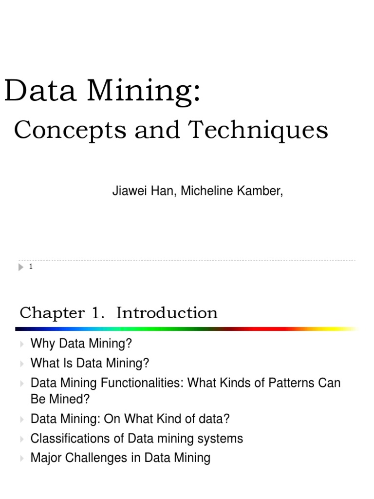 Data Mining:: Concepts and Techniques | PDF | Data Mining | Databases
