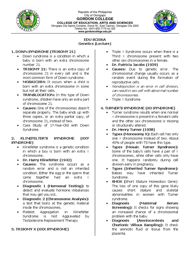 Genetics Lec Reviewer Pdf Genetic Disorder Hemoglobin