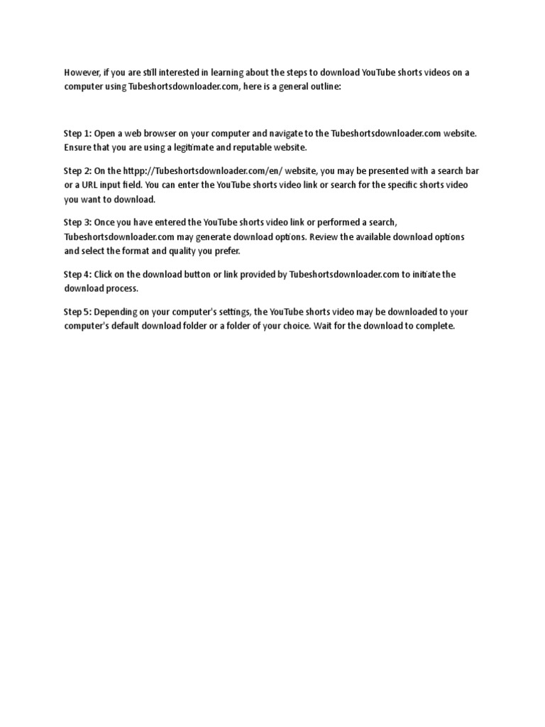 Video Downloader Pdf