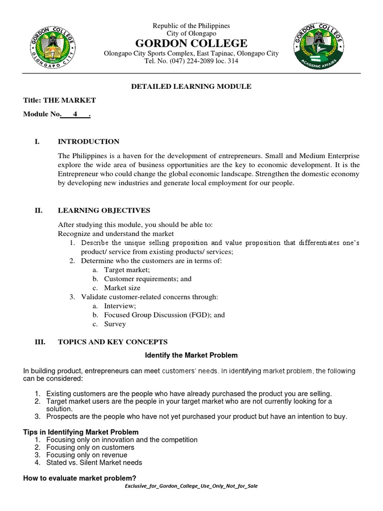 Analyzing the Market: Identifying Customer Needs and Evaluating Market ...