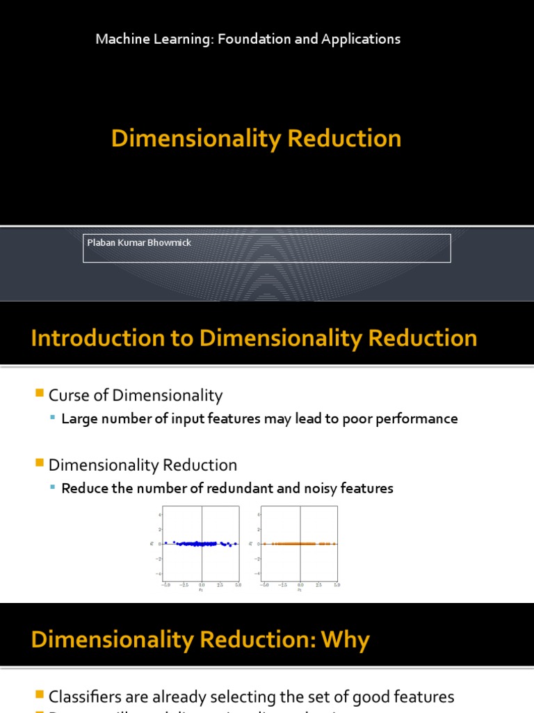 Dimensionality Reduction | PDF | Principal Component Analysis | Eigenvalues And Eigenvectors