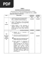 Rera Form 3 Chartered Accountant's Certificate | PDF | Interest | Cost