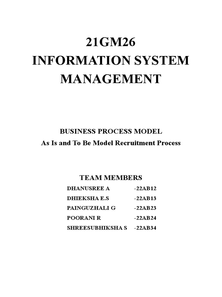 Ism Assignment Pdf Recruitment Human Resource Management