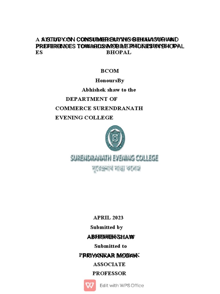 Consumer Buying Behaviour Pdf Smartphone