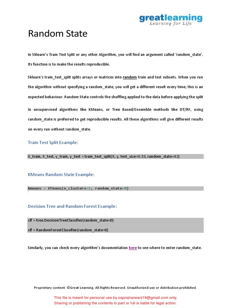 Random State | PDF