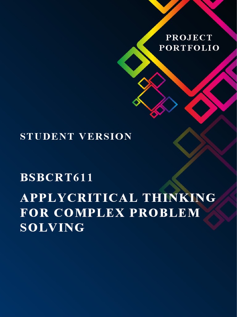 BSBCRT611 Project Portfolio | PDF | Policy | Supply Chain