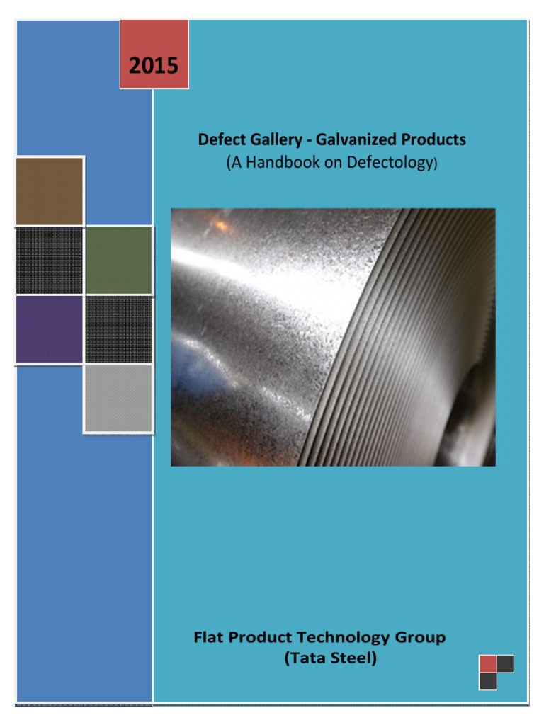 Defect Catalogue - Galva . | PDF | Rolling (Metalworking) | Zinc