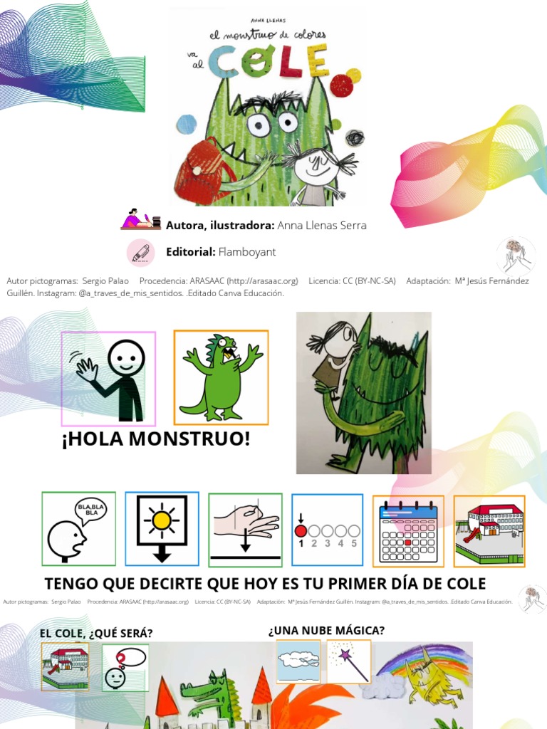 El Monstruo de Colores Va Al Colegio | PDF