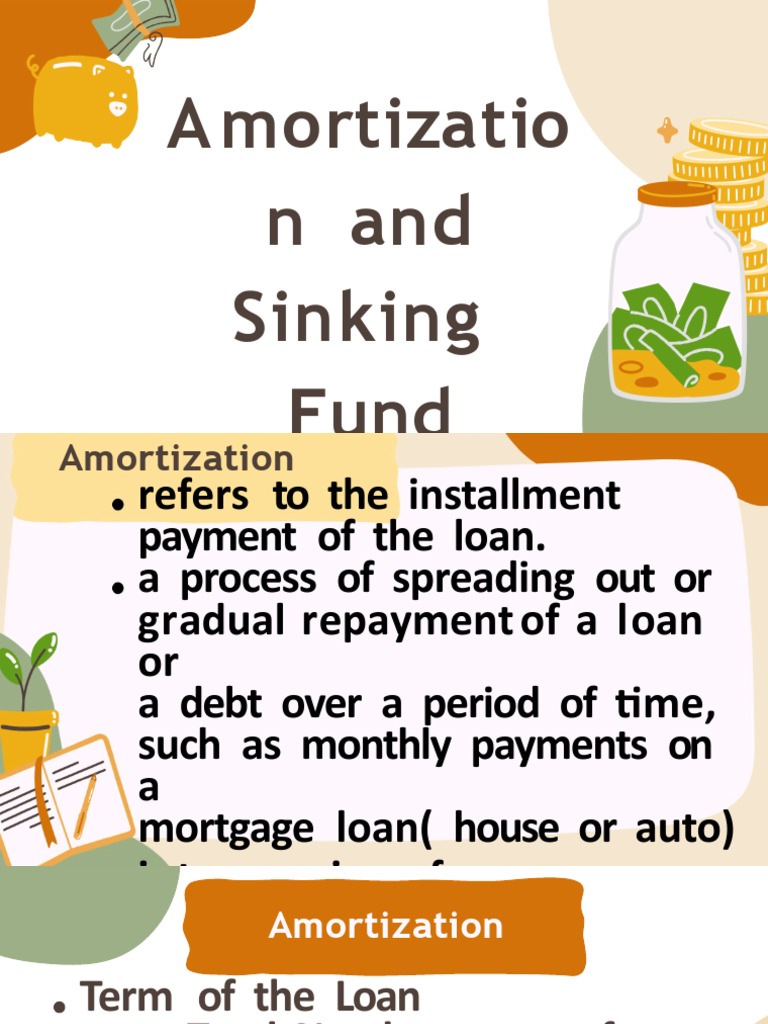 Amortization and Sinking Fund | PDF | Loans | Interest