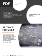 3 - Slovin's Formula - Pr2 | PDF | Sampling (Statistics) | Research Methods