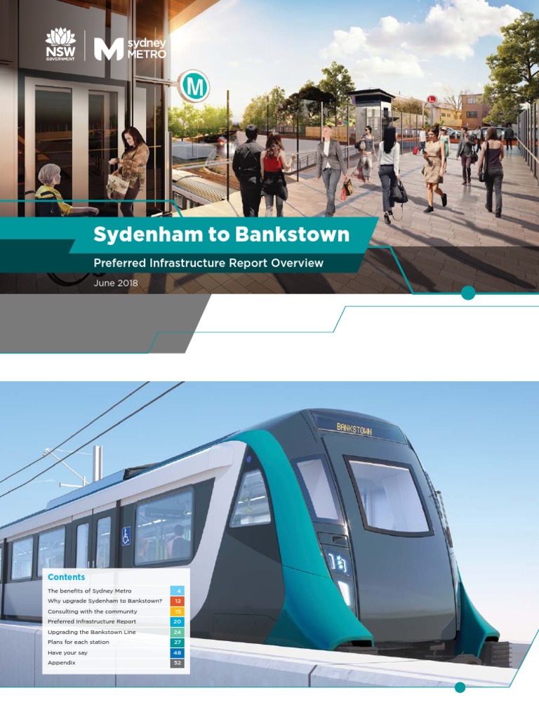 Sydenham To Bankstown Preferred Infrastructure Report Overview | PDF ...