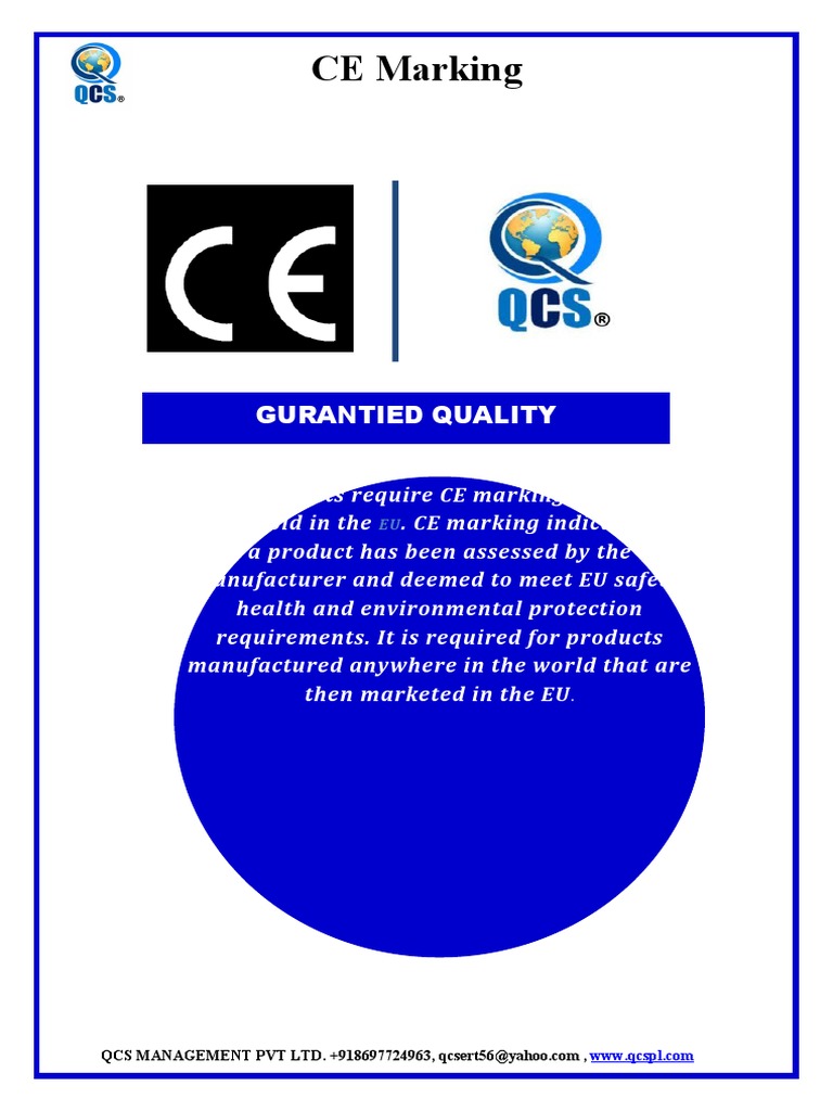 CE Marking Requirements and Process | PDF | Computers