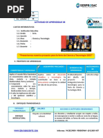 PLAN DE TRABAJO FENCYT. 2025 completo | PDF | Plan de estudios | Educación primaria