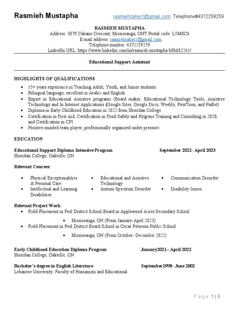 J Resume | PDF | Behavioural Sciences