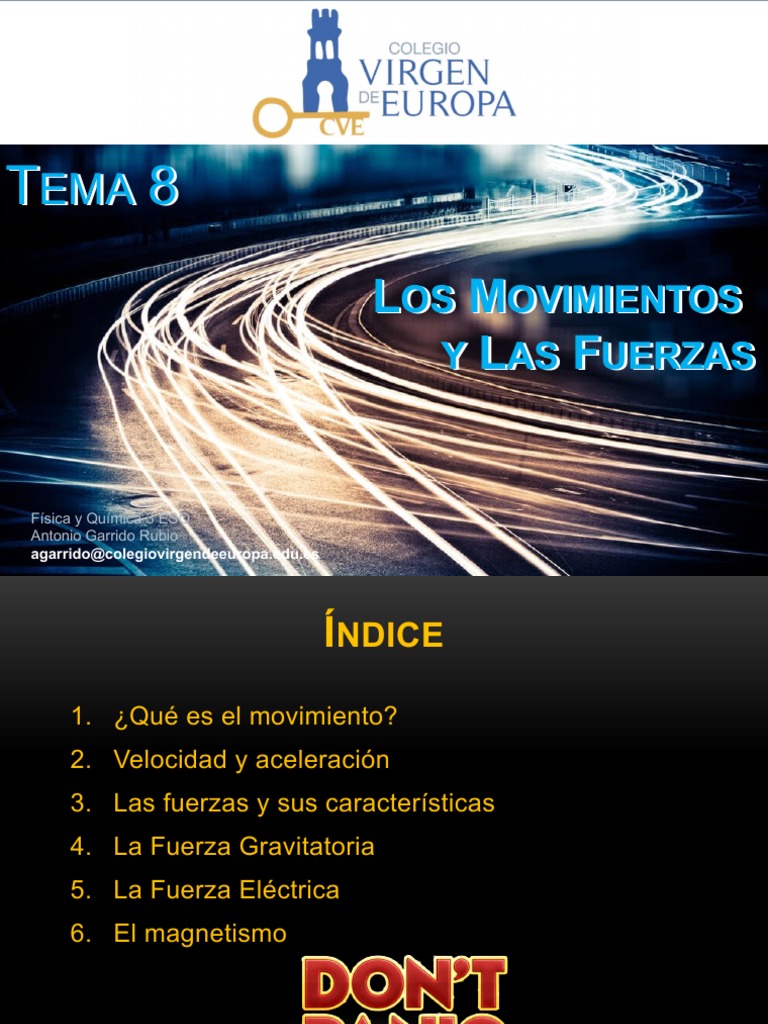Movimientos y fuerzas: conceptos fundamentales de la física | PDF ...