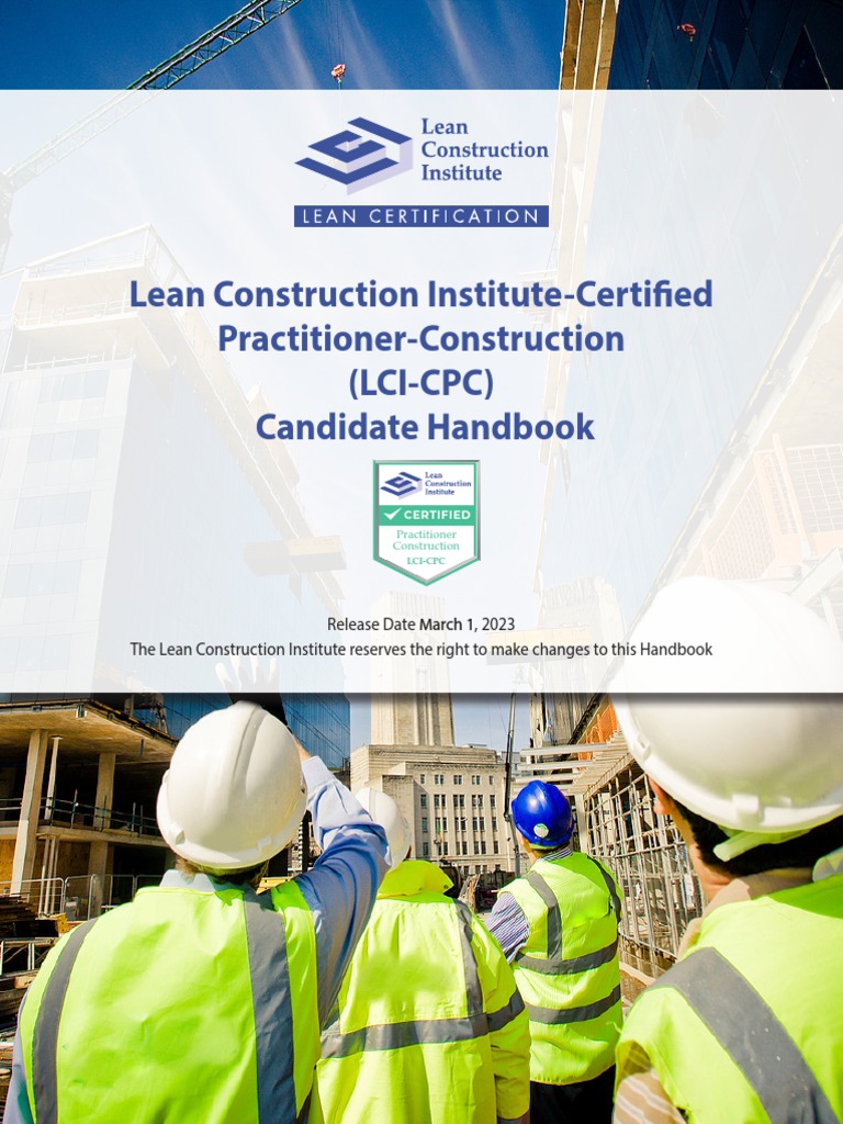 LCI-Candidate-Handbook 03 03 23 | PDF | Identity Document | Button ...